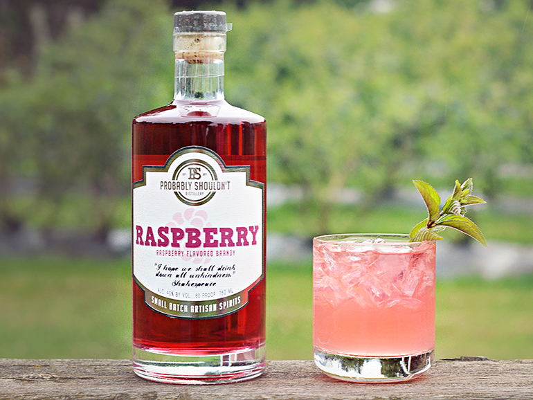 raspberry-brandy-product - Probably Shouldn't Distillery